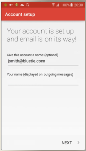 Mobile Device Setup Instructions | BlueTie Inc